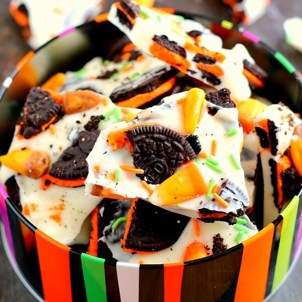 White Chocolate Boo Bark - Pumpkin 'N Spice