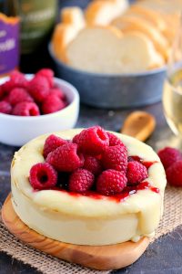 Raspberry Baked Brie Appetizer (No Puff Pastry!) - Pumpkin 'N Spice