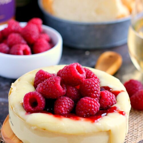 Raspberry Baked Brie Appetizer (No Puff Pastry!) - Pumpkin 'N Spice