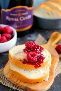 Raspberry Baked Brie Appetizer (No Puff Pastry!) - Pumpkin 'N Spice