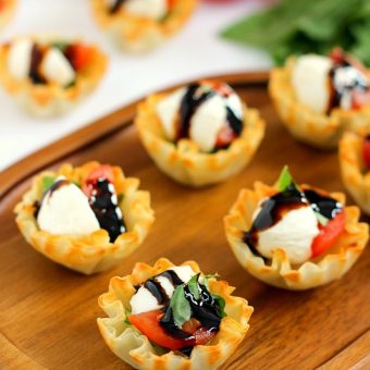 Caprese Cups - Pumpkin 'N Spice