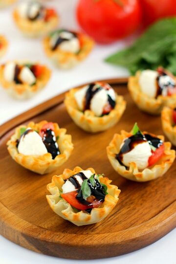 Caprese Cups - Pumpkin 'N Spice