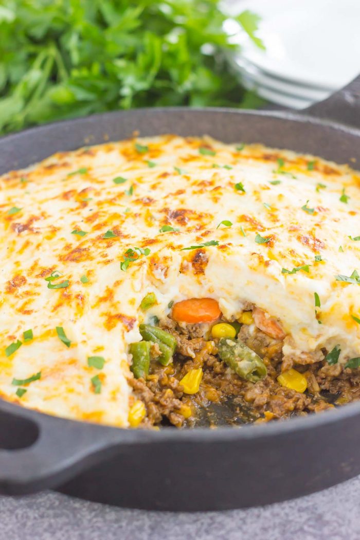 Simple Shepherd's Pie Recipe (in a Skillet!) - Pumpkin 'N Spice