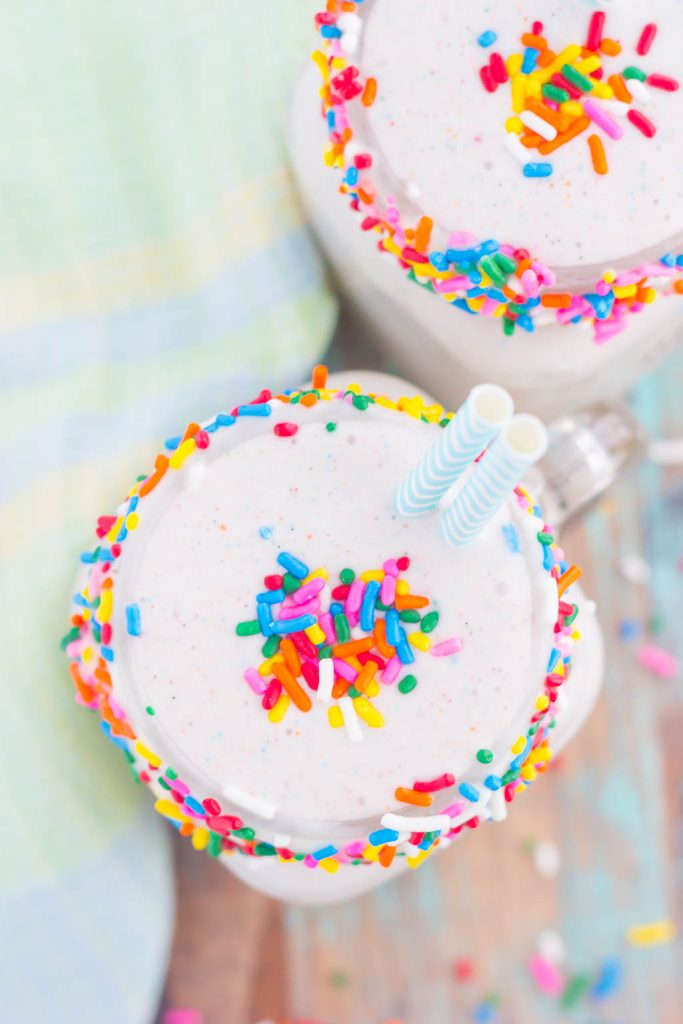 Birthday Cake Batter Shake (Better Than Dairy Queen) - Pumpkin 'N Spice