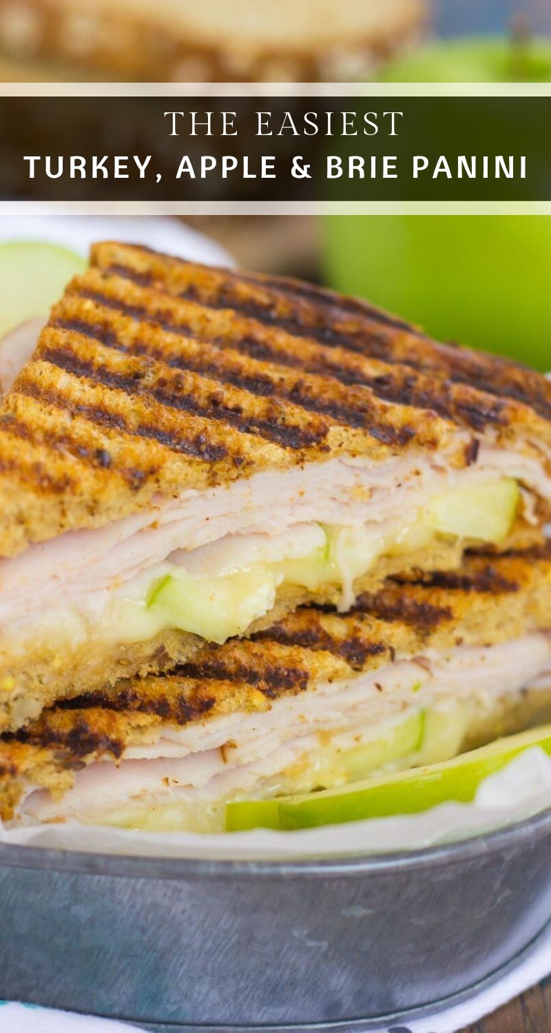 Turkey, Apple and Brie Panini - Pumpkin 'N Spice