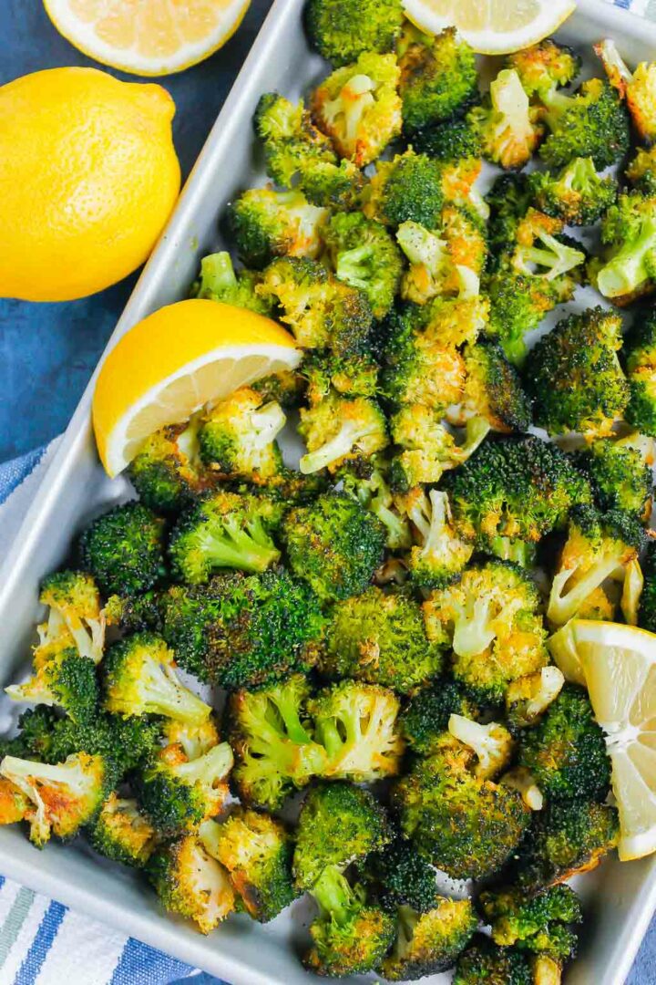 Roasted Garlic Lemon Broccoli - Pumpkin 'N Spice