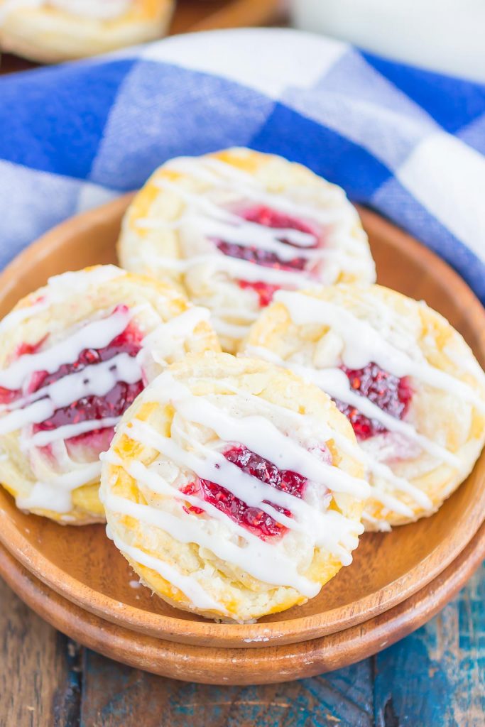 30-Minute Raspberry Cream Cheese Danish Recipe - Pumpkin 'N Spice