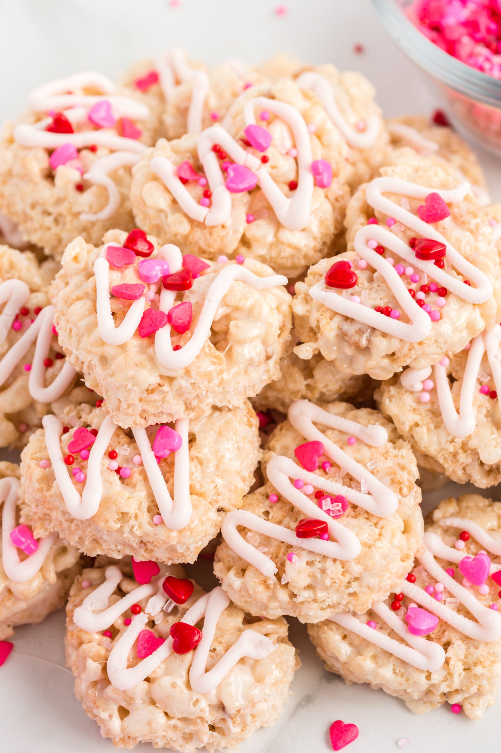 Valentine's Rice Krispie Treats - Pumpkin 'N Spice