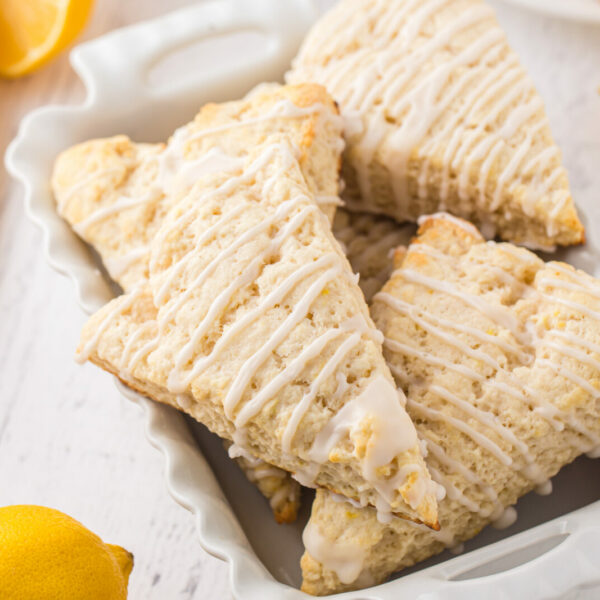 Glazed Lemon Scones - Pumpkin 'N Spice