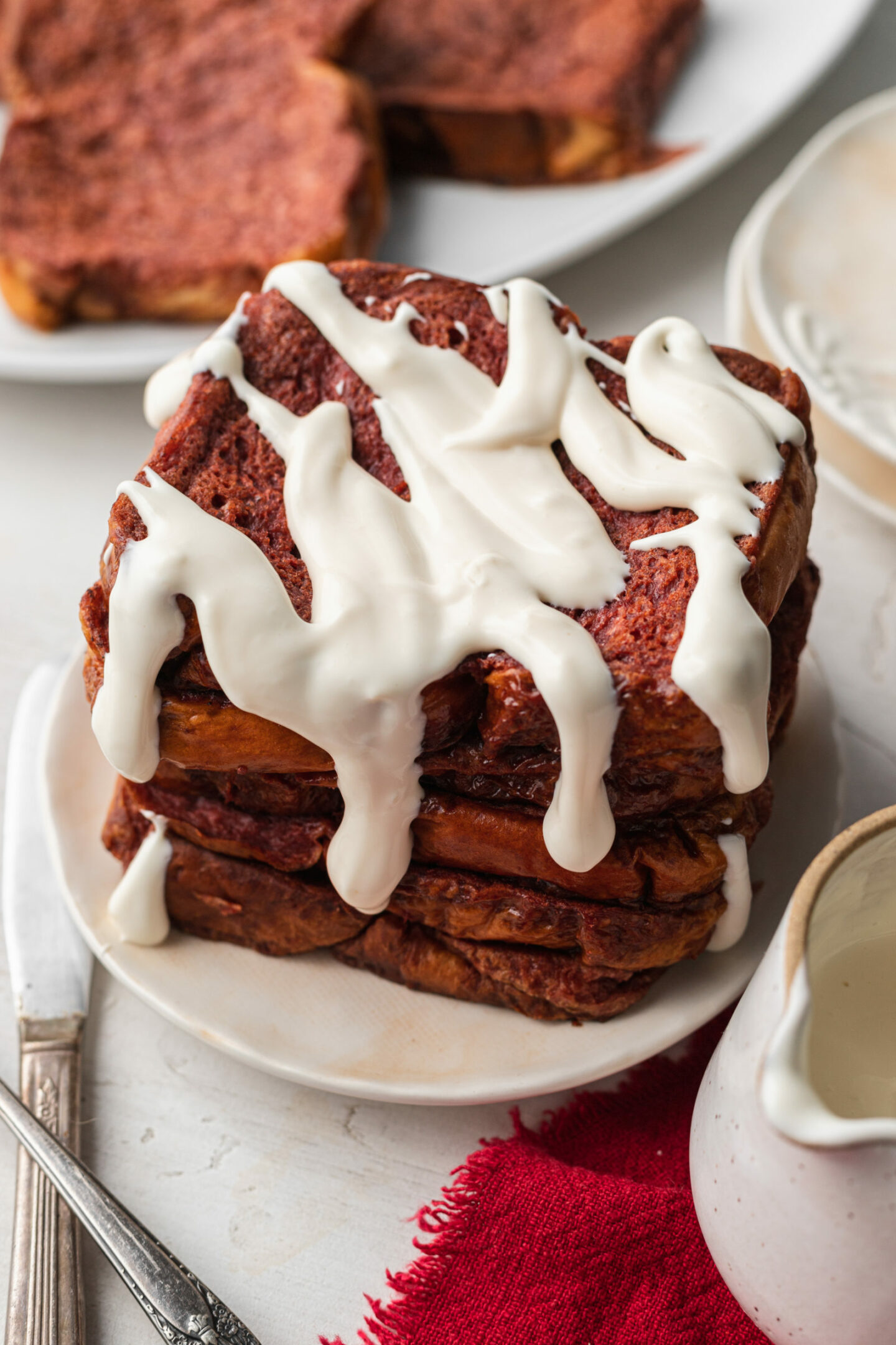 Red Velvet French Toast - Pumpkin 'N Spice