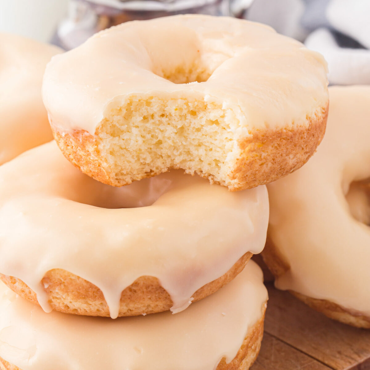 Glazed Maple Donuts - Pumpkin 'N Spice