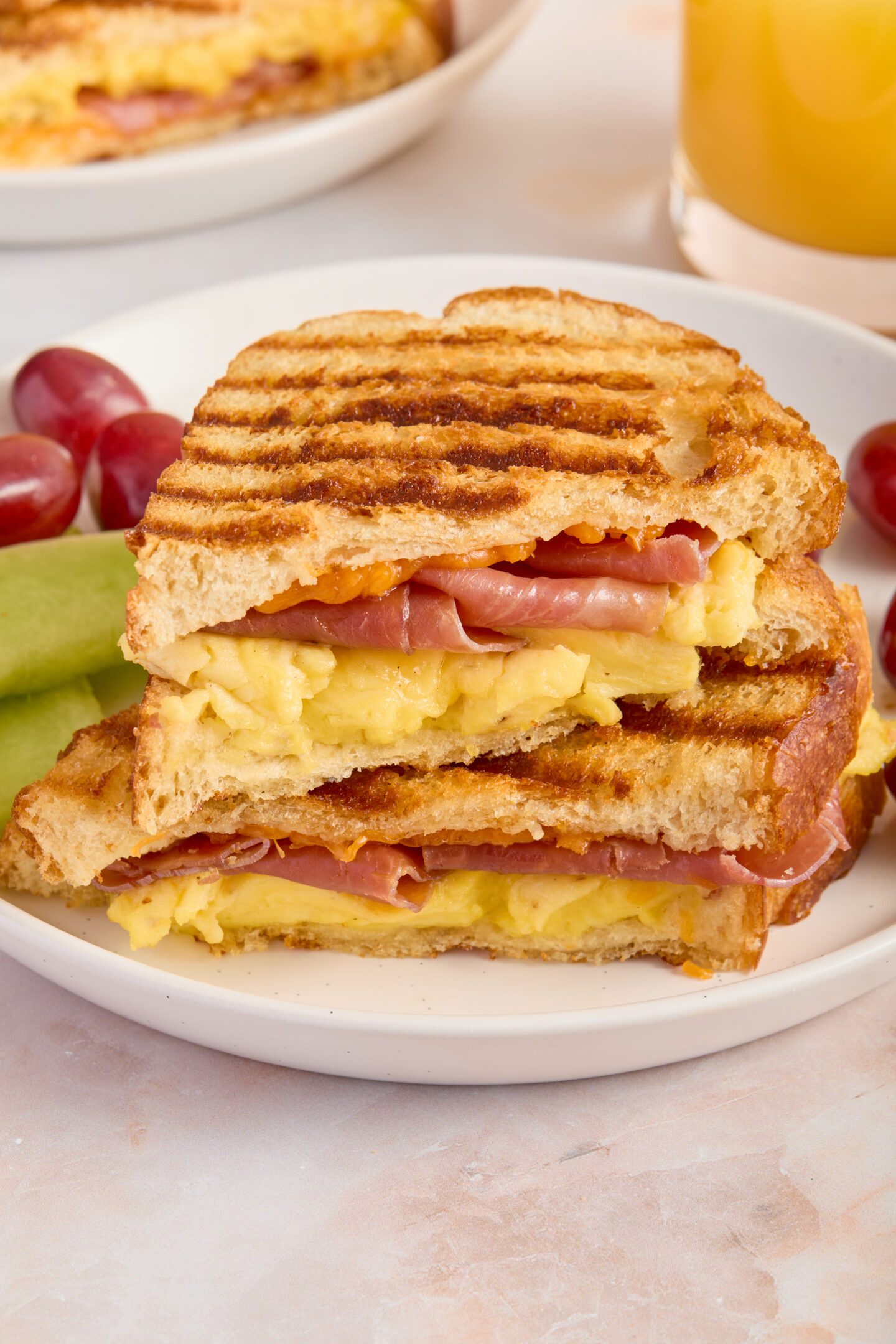 Prosciutto Egg Panini - Pumpkin 'N Spice