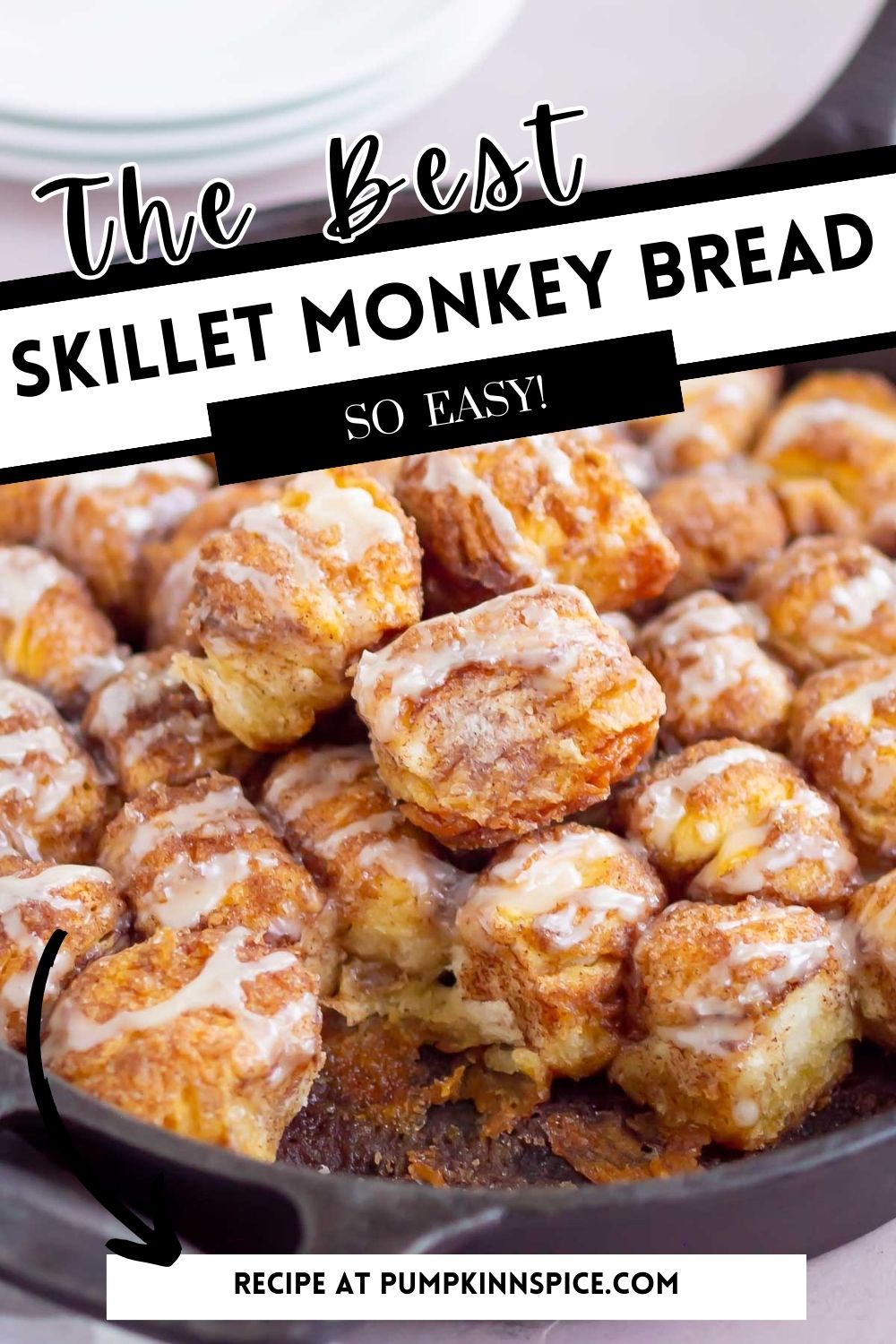 Skillet Monkey Bread - Pumpkin 'N Spice