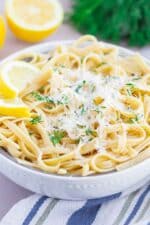 Lemon Parmesan Pasta - Pumpkin 'N Spice