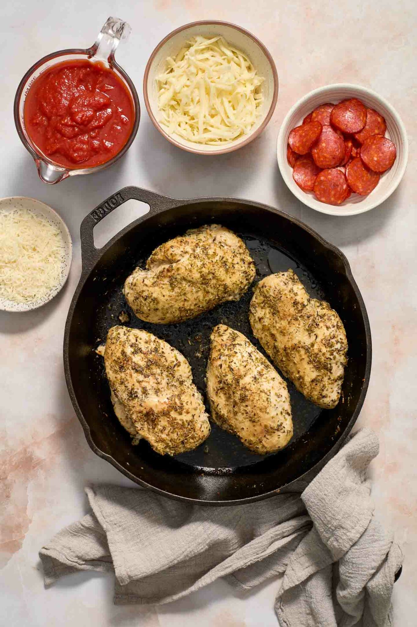 Pizza Chicken Bake - Pumpkin 'N Spice