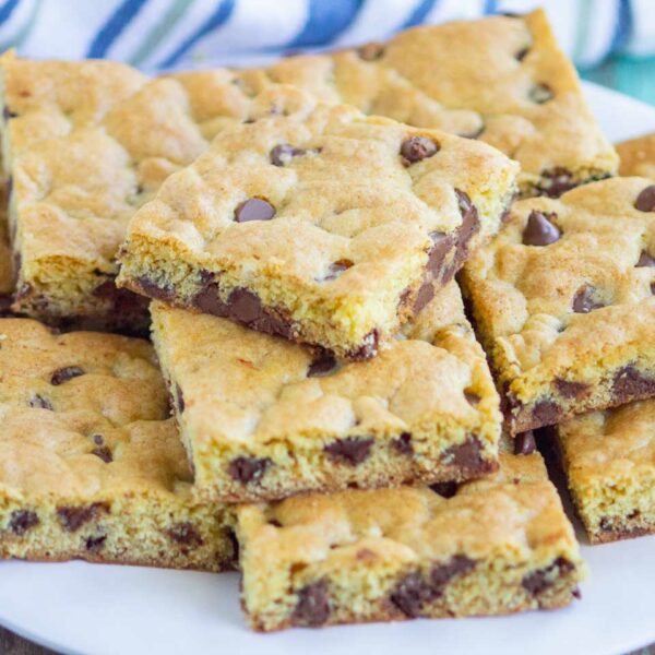 Cake Mix Chocolate Chip Cookie Bars - Pumpkin 'N Spice