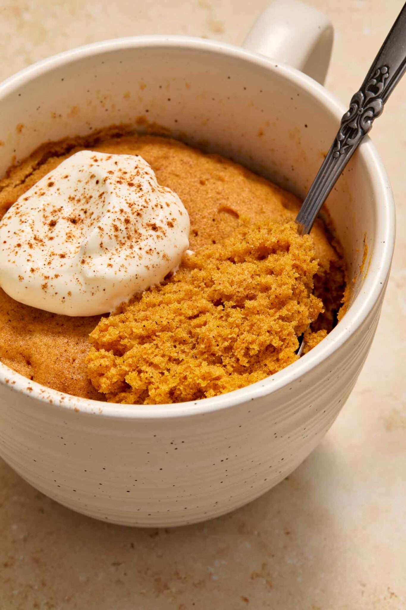 Pumpkin Mug Cake - Pumpkin 'N Spice