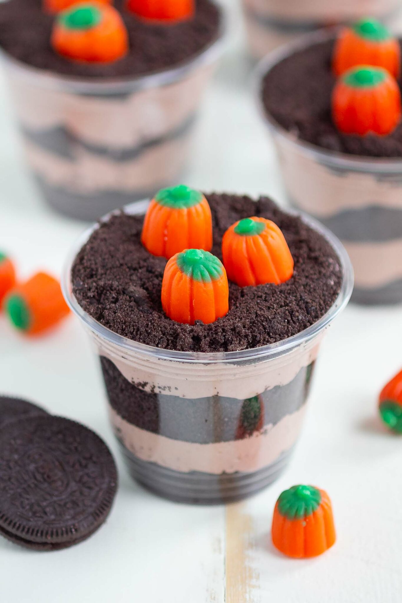 Pumpkin Patch Dirt Cups - Pumpkin 'N Spice