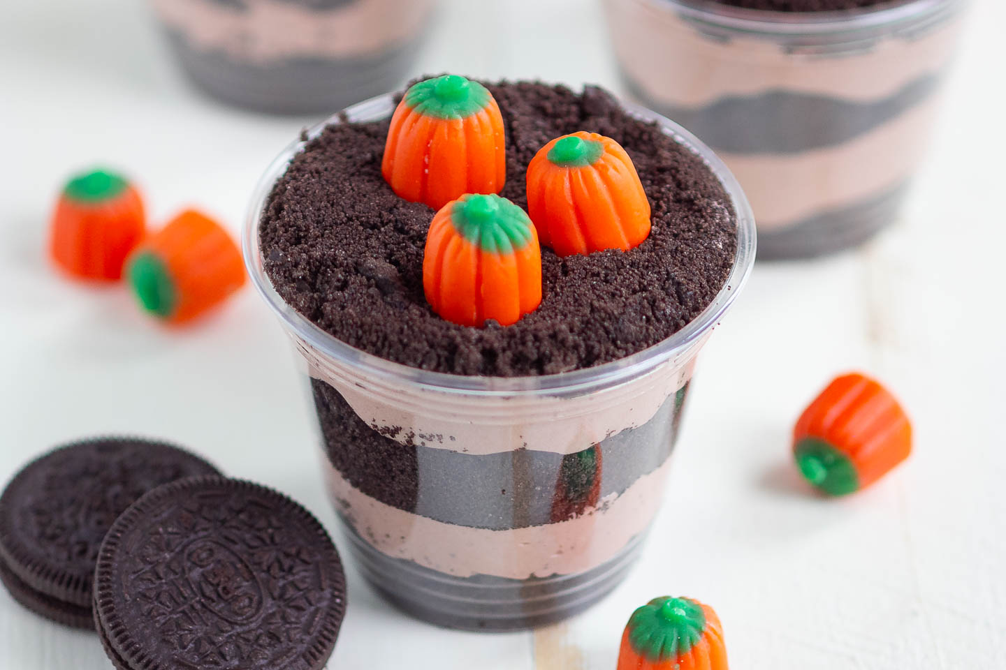 Pumpkin Patch Dirt Cups - Pumpkin 'N Spice