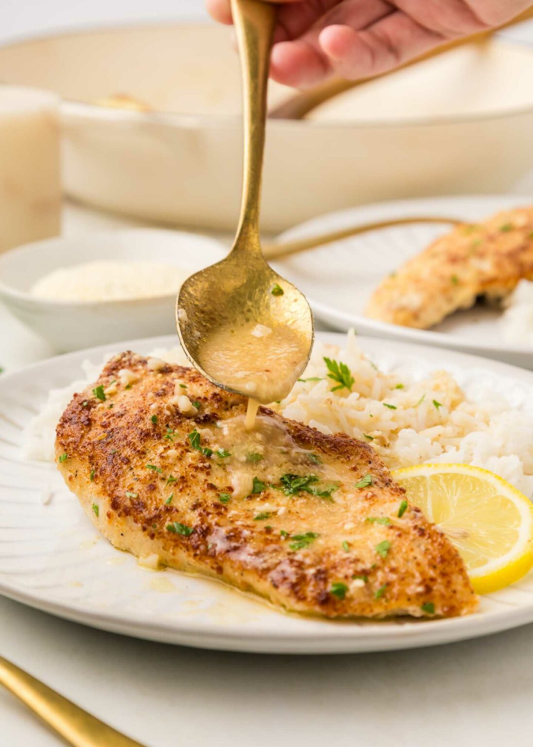 Parmesan Lemon Chicken - Pumpkin 'N Spice