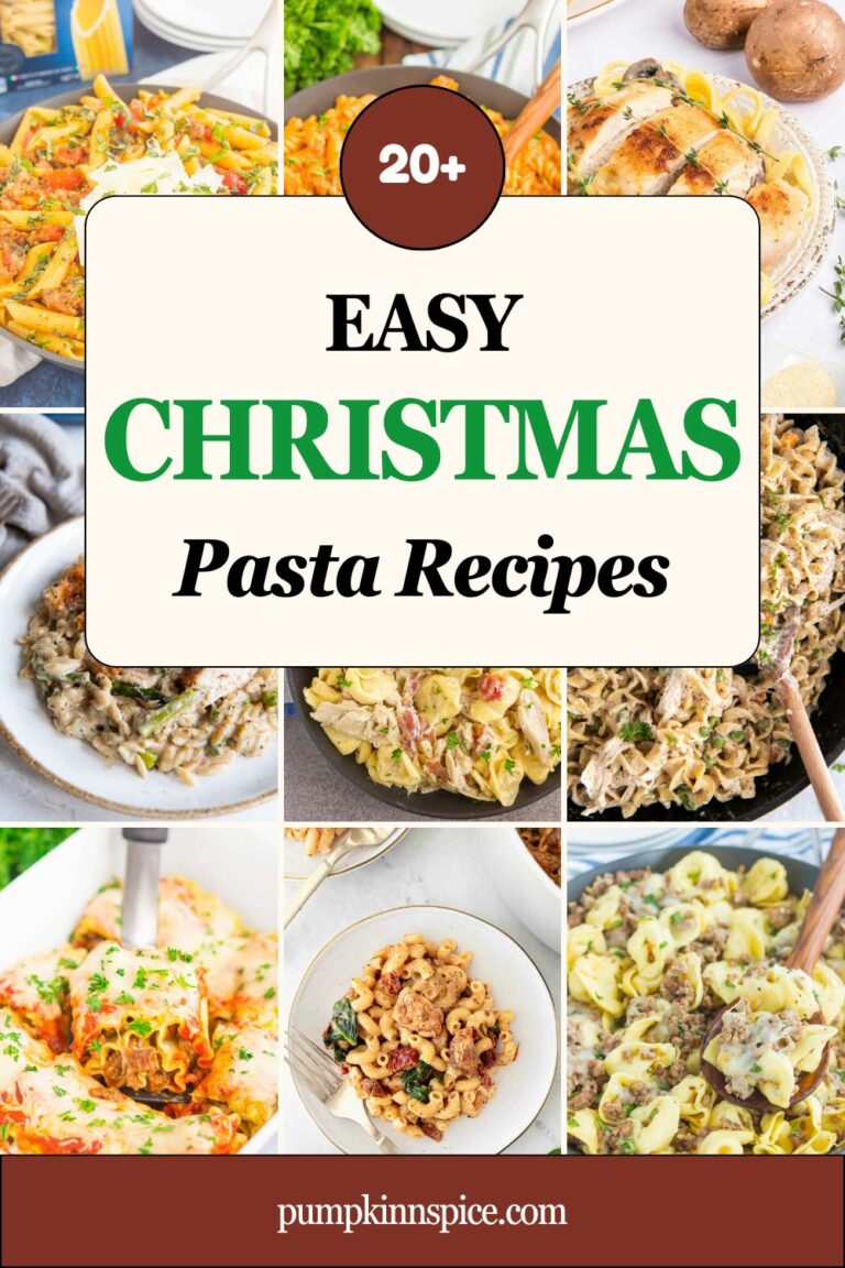 Christmas Pasta Recipes - Pumpkin 'N Spice