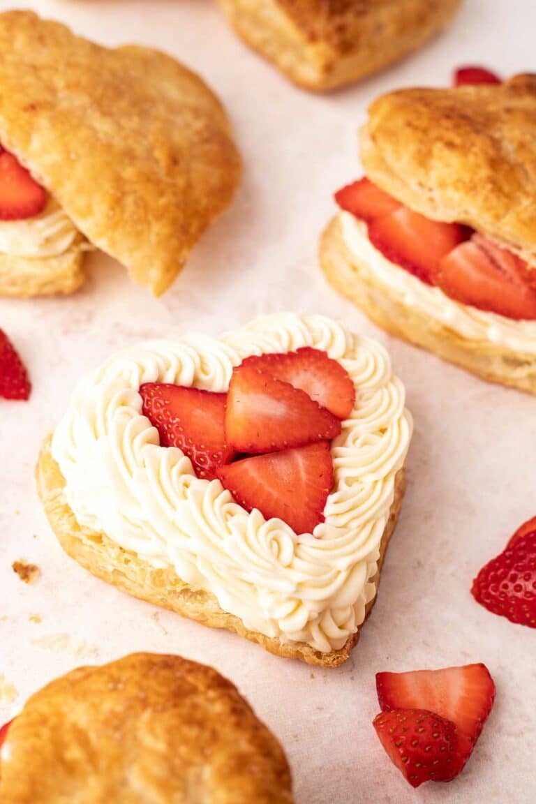 Valentine's Puff Pastry Hearts - Pumpkin 'N Spice