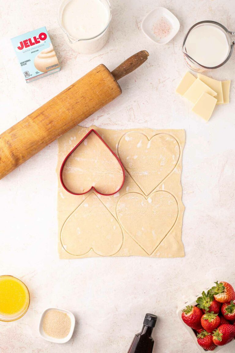 Valentine's Puff Pastry Hearts - Pumpkin 'N Spice