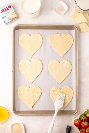 Valentine's Puff Pastry Hearts - Pumpkin 'N Spice