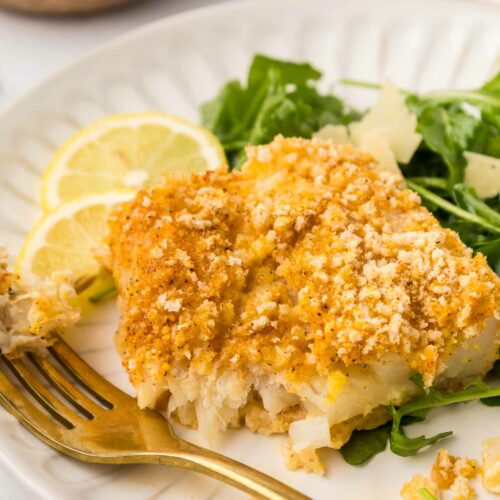 Baked Parmesan Crusted Cod - Pumpkin 'N Spice