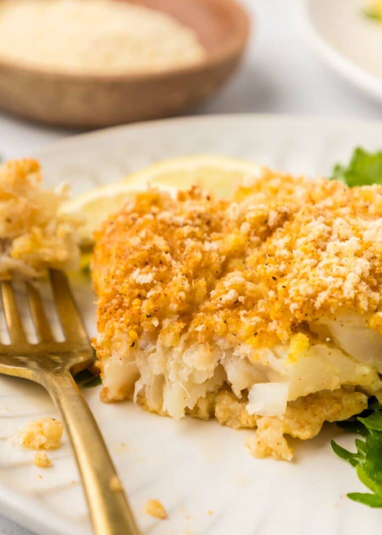 Baked Parmesan Crusted Cod - Pumpkin 'N Spice
