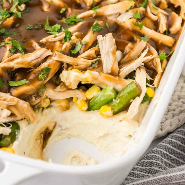 Chicken and Mashed Potato Casserole - Pumpkin 'N Spice