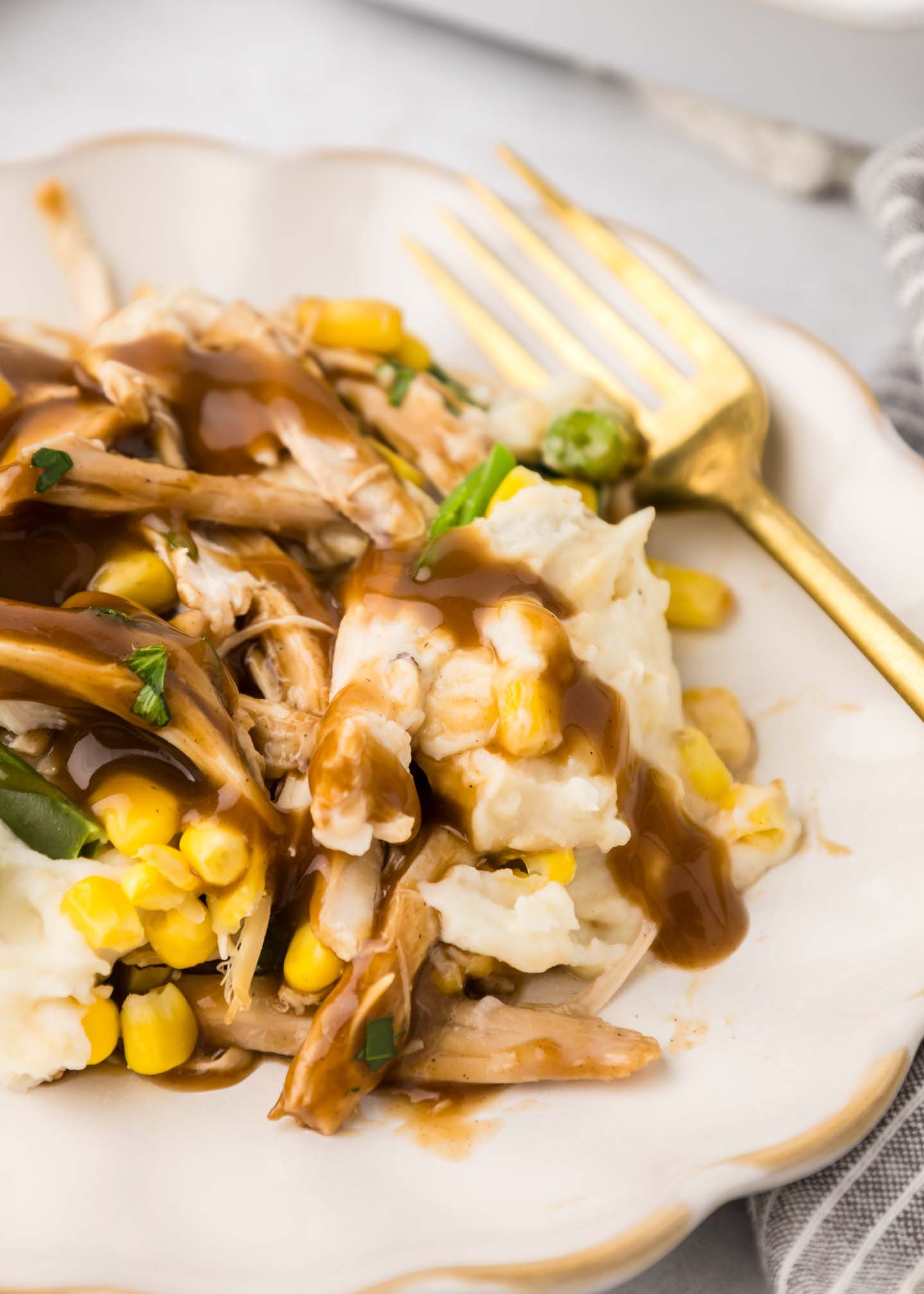 Chicken and Mashed Potato Casserole - Pumpkin 'N Spice