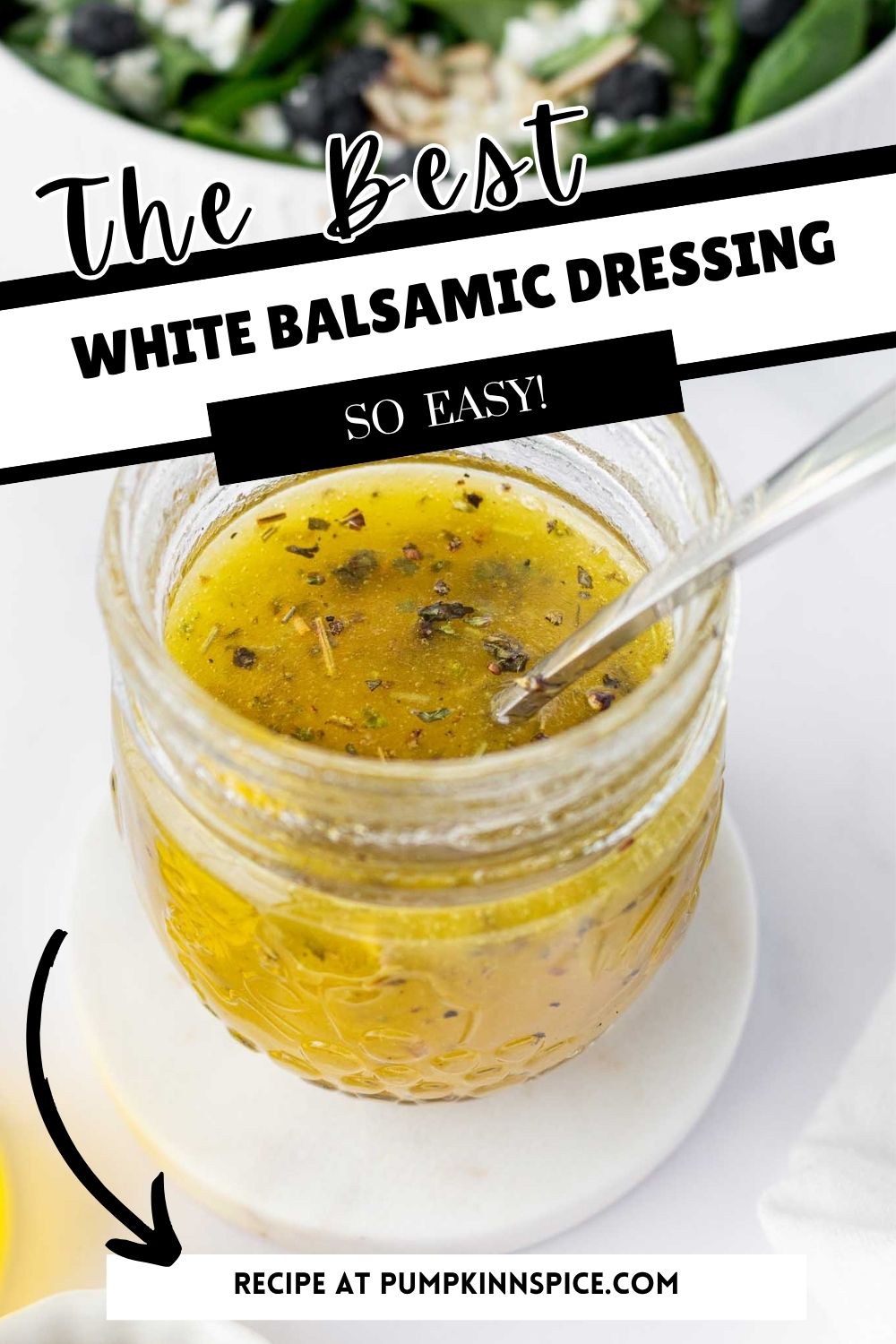 White Balsamic Dressing - Pumpkin 'N Spice
