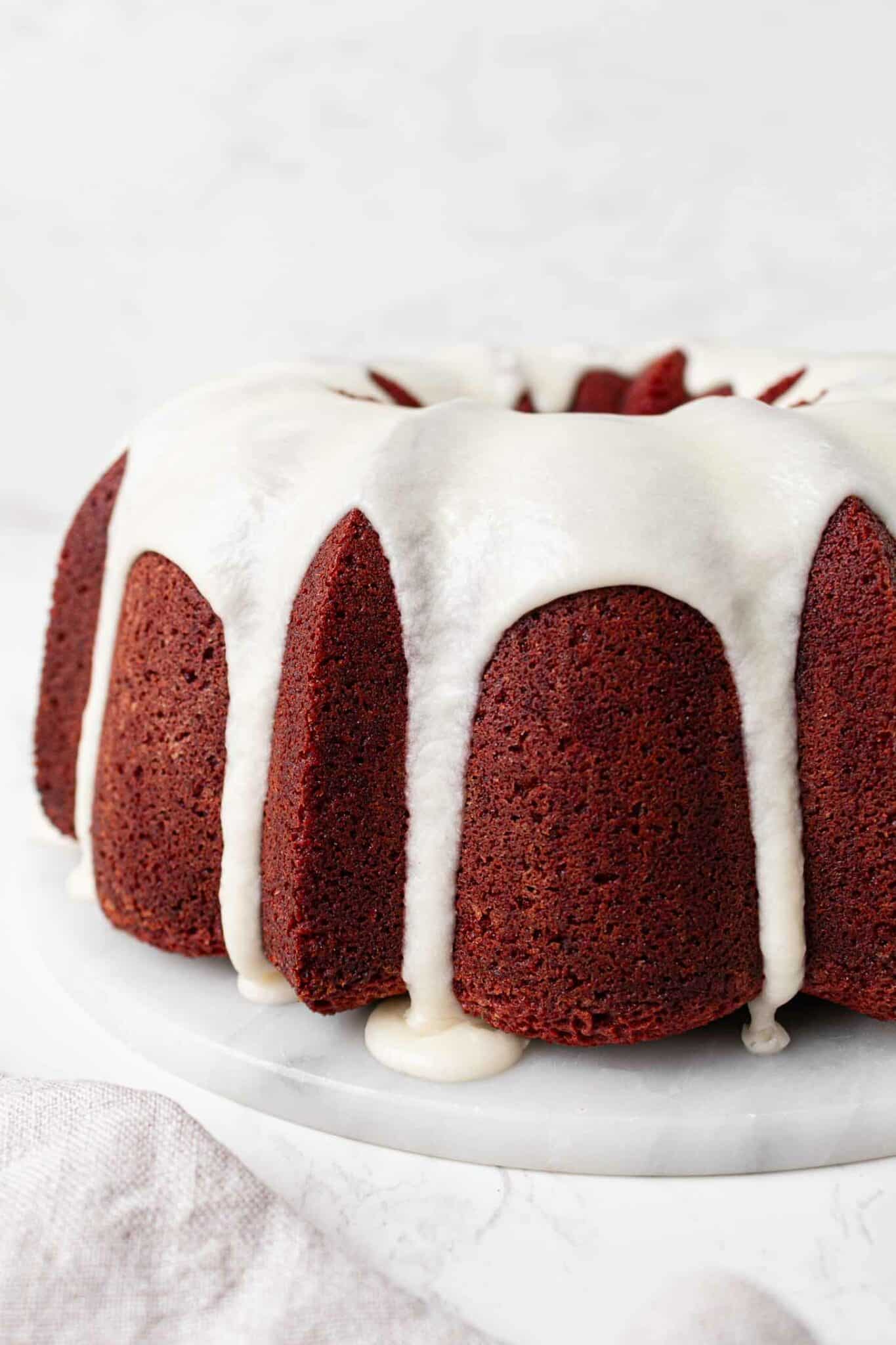 Red Velvet Pound Cake (With a Cream Cheese Swirl) - Pumpkin 'N Spice