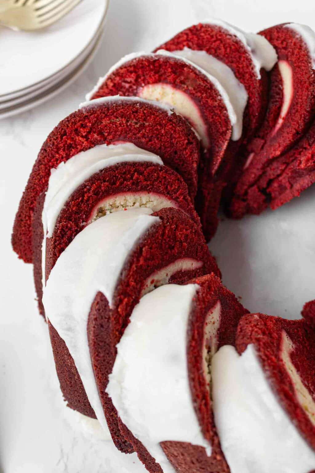 Red Velvet Pound Cake (With a Cream Cheese Swirl) - Pumpkin 'N Spice