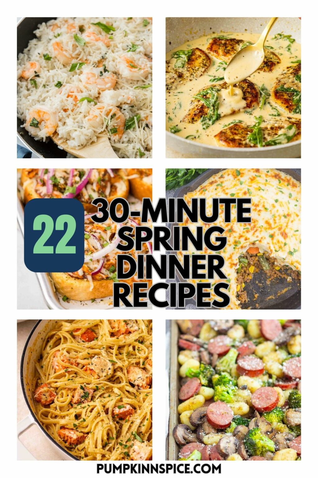 Spring Dinner Recipes (Ready in 30 Minutes) - Pumpkin 'N Spice